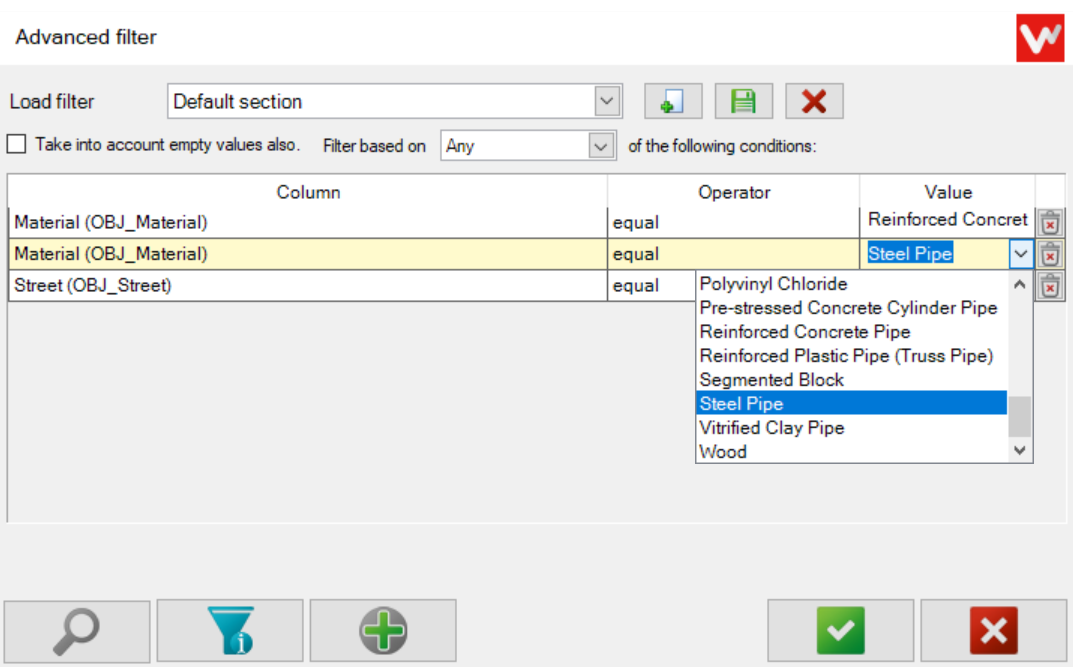 Getting to Know WinCan's Filtering Tools